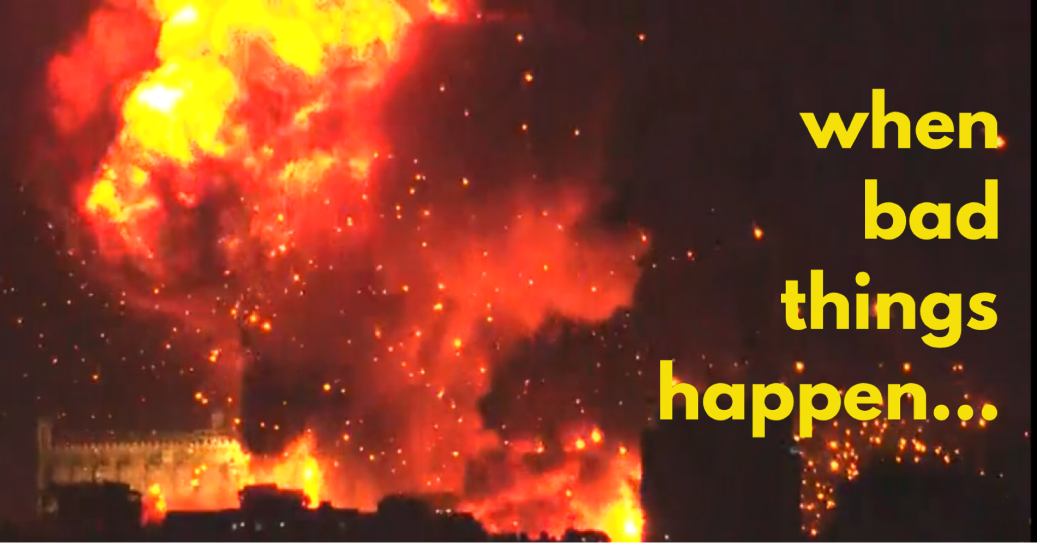when bad things happen – Some musings